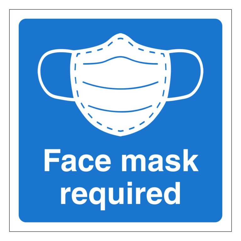 Face Mask Required Sign - Aston Safety Signs
